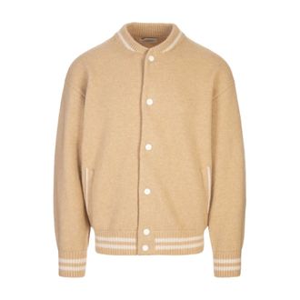 Laneus Homme, Vestes, Brun, Taille: XL Veste Bomber Marron de Luxe