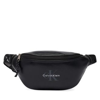 Calvin Klein G&uuml;rteltasche Calvin Klein Bold Logo Webbing Waistbag LV04D3630G Schwarz