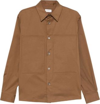 Paolo Pecora Homme, Chemises, Brun, Taille: M Camicia tasca