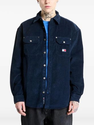 Tommy Hilfiger Hemdjacke aus Cord - Blau