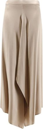 Alysi Femme, Jupes, Rose, Taille: 38 FR Asymmetrical Maxi Skirt