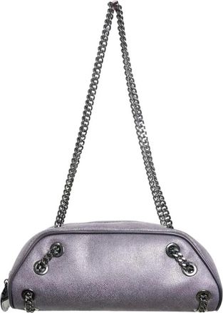 Stella McCartney Femme, Sacs, Violet, Taille: ONE Size Falabella Bowling Shoulder Bag