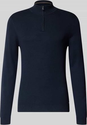 Roy Robson Slim Fit Strickpullover aus Baumwoll-Mix mit Viskose-Anteil