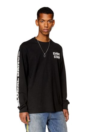 Diesel T-JUST-LS-L3 MAGLIET_Sweatshirt_Schwarz_3XL