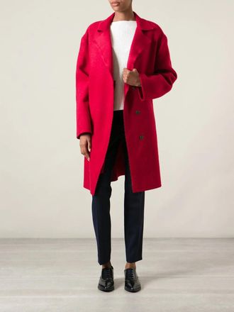 Lanvin Womens Single Breasted Coat Aw14 W