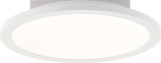 Lightbox Basic LED Aufbaupaneel | Ø 29 cm | zeitloses Wand- & Deckenpanel mit weißem Rahmen & neutralweißer Lichtfarbe (4000 K) | 1600 lm | für jeden Raum | au