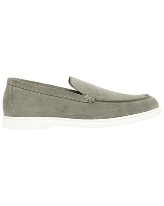 Schuhe & Handwerk Handgefertigte Veloursleder-Loafer mit Sneaker-Sohle in