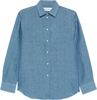 R&oacute;he Femme, Blouses et Chemises, Bleu, Taille: 38 FR Chemise