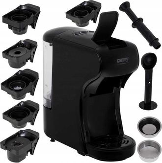 Camry DRUCKKAPSEL-KAFFEEMASCHINE CR4414bb SCHWARZ