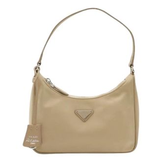 Prada Sac bandouli&egrave;re vintage Pre-owned - Femme - Pre-owned - Beige - Taille: ONE Size