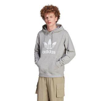 adidas Klassisches Trefoil Hoodie - - Sweatshirts & Hoodies - Herren - Grau - M