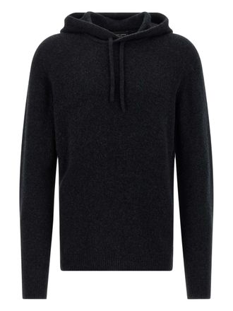 Roberto Collina hoodie en maille - Noir