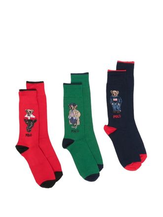 Ralph Lauren Crew Socks 3 Pack