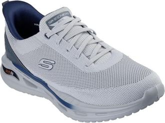 Skechers Homme Arch Fit Orvan-Kincade Basket, Lt Gray Knit/Synthetic, 42.5 EU