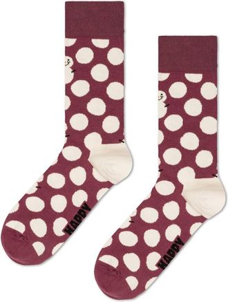 Happy Socks Big Dot Schneemann-Socken in