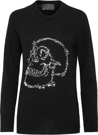 Philipp Plein Damen, Strickwaren, Schwarzk, MGr&ouml;&szlig;e