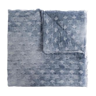 Dsquared2 Femme, Accessoires, Bleu, Taille: ONE Size Monogram Scarf