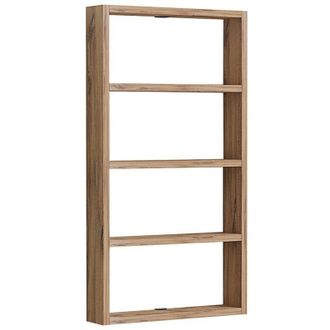 Calicosy Calicosy - &Eacute;tag&egrave;re murale 4 tablettes H80 cm - Panneaux de particules m&eacute;lamin&eacute; - Installation facile en kit - Charge maximale 20kg