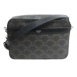 Celine Pre-owned Triomphe Canvas Schultertasche - - Pre-owned - Herren - Schwarzk - ONE SIZE
