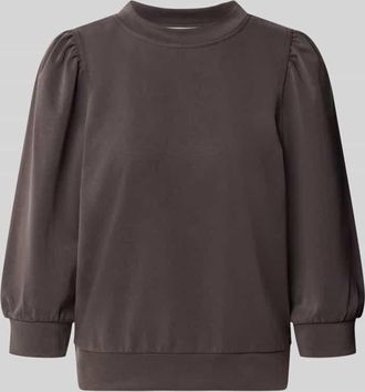 Rich & Royal Sweatshirt mit Puff&auml;rmeln und Rundhalsausschnitt