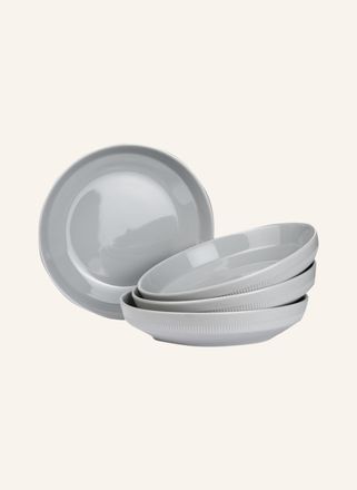 Marc O'Polo Marc Opolo 4er-Set Suppenteller Moments grau