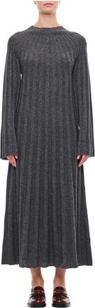 Loulou Studio Femme, Robes, Gris, Taille: 38 FR Irma Knit Dress