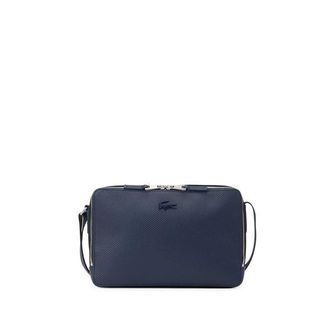 Lacoste Sac reporter Chantaco en cuir piqu&eacute;