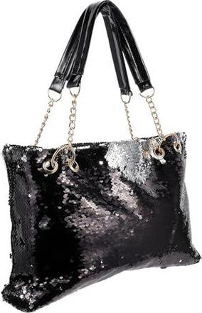Hemobllo FRCOLOR Paquet &agrave; Main &agrave; Paillettes R&eacute;versibles avec Cha&icirc;ne Paquet Bandouli&egrave;re &agrave; Paillettes Cuir Synth&eacute;tique R&eacute;sistant &agrave; LUsure Spacieux pour Femme Sho