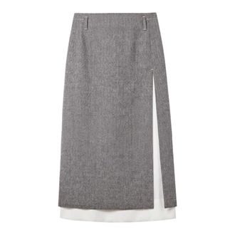 Tela Midirock - - Skirts - Damen - Grau - S