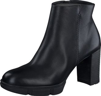 Paul Green Damen Stiefelette, Frauen Klassische Stiefeletten,uebergangsschuhe,uebergangsstiefel,reißverschluss,Boots,Schwarz (Black),40.5 EU / 7 UK