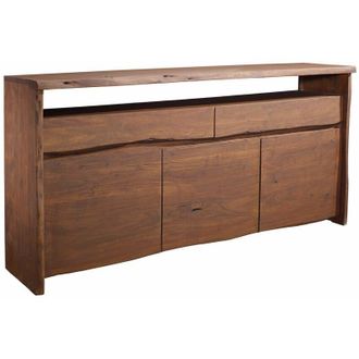 Massivmoebel24 Sideboard Akazie 191x45x96 braun lackiert pure acacia 202