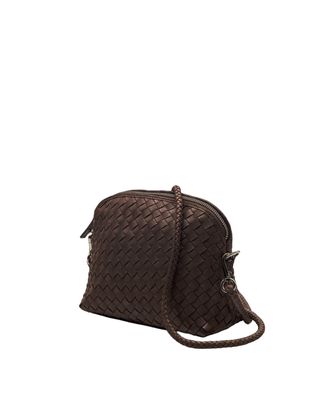 Dragon Diffusion Chunky Fellini Calfskin Leather Clutch - Brown