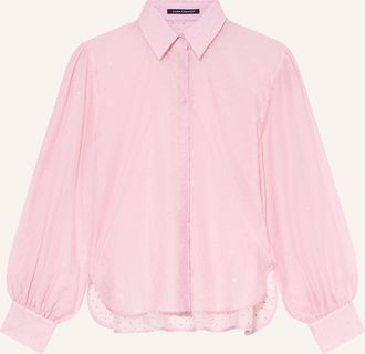 Luisa Cerano Luisa Cerano Hemdbluse Mit Schmucksteinen rosa