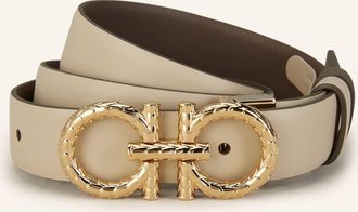 Ferragamo Ferragamo Ledergürtel beige