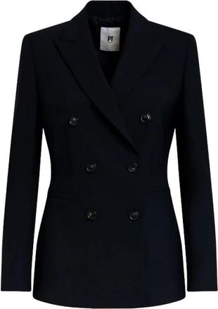 Pantaloni Torino Zweireiher-Jacke - - Jackets - Damen - Blau - L
