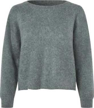 Masai Rundhals-Strickware - - Knitwear - Damen - Grau - 2XL