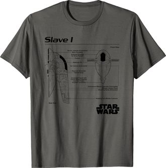 Star Wars Slave 1 Blueprint T-Shirt