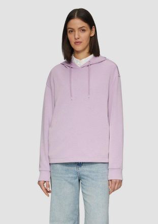 s.Oliver Sweatshirt Sweatshirt Hoodie aus Scuba im Relaxed Fit