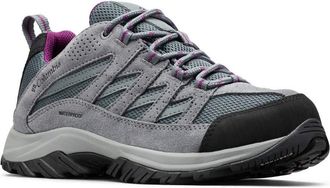 Columbia Crestwood WP wasserdichte Wanderschuhe f&uuml;r Damen, Grau (Graphite x Wild Iris), 41.5 EU