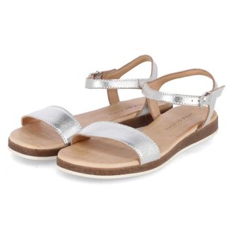 Apple of Eden Damen Sandalette in Silber/Platin - Gr. 39