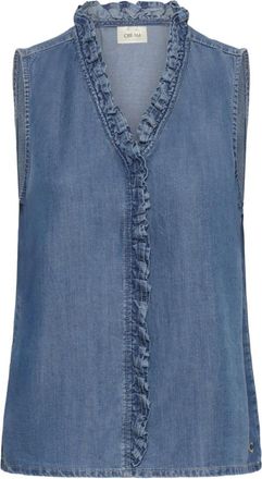 Cream Femme, Tops, Bleu, Taille: 38 FR D&eacute;bardeurs