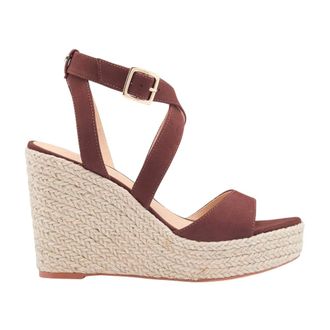 Cosmoparis Femme, Chaussures, Brun, Taille: 36 EU Orna Wedge Sandal