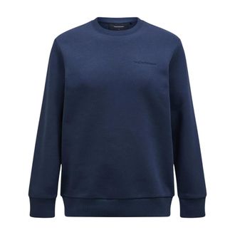 Peak Performance Original Small Logo Crew - - Sweatshirts & Hoodies - Herren - Blau - XL