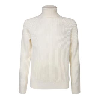 Zanone Homme, Pulls, Blanc, Taille: XL Pull en maille anglaise