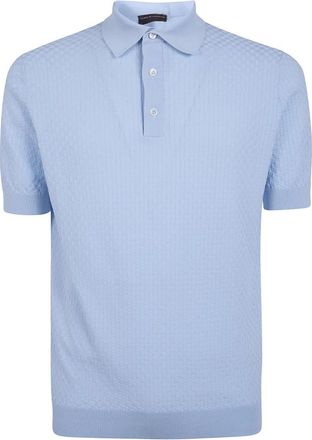 FILIPPO DE LAURENTIIS Homme, Tops, Bleu, Taille: 2XL Polo &agrave; Manches Courtes