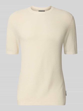 Marc O'Polo Regular Fit T-Shirt aus Baumwoll-Leinen-Mix