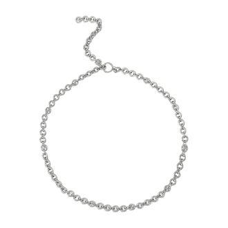 Michael Kors Ceinture cha&icirc;ne &agrave; logo - Femme - Accessoires - Gris - Taille: S/M