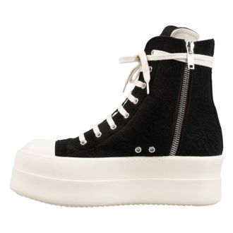 Rick Owens Homme, Chaussures, Noir, Taille: 45 EU Double Bumper Ramones Baskets