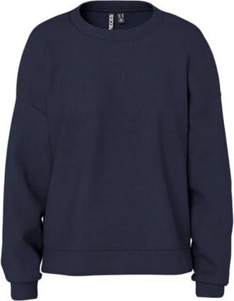 Pieces Pieces Pcchilli Ls Loose Sweat Noos BC Maillot de survêtement, Sky Captain, XL Femme