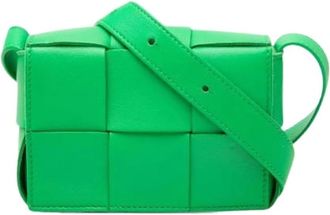 Bottega Veneta Sac Cassette Pre-owned - Femme - Pre-owned - Vert - Taille: ONE Size